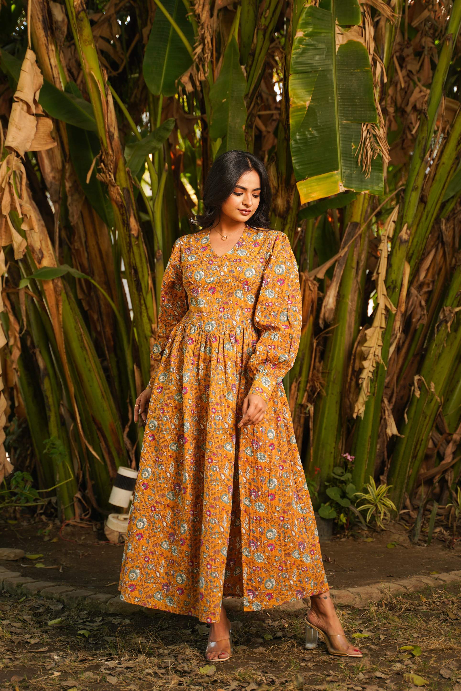 Marigold long dress